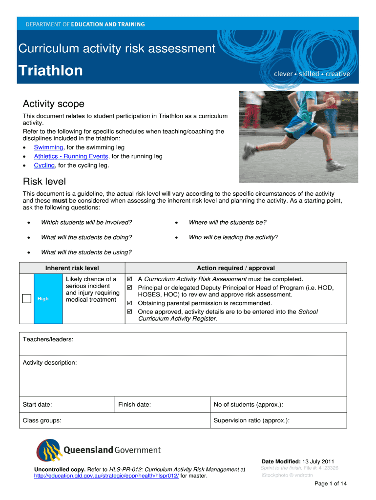 Fillable Online metwestschoolsport eq edu Triathlon - Met West School Sport Fax Email Print ...