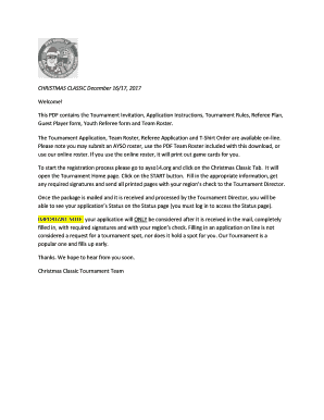 Fillable Online This PDF contains the Tournament Invitation ...