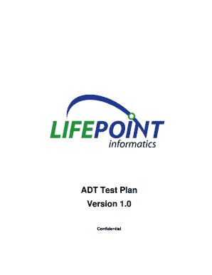 Fillable Online ADT Test Plan Fax Email Print - pdfFiller