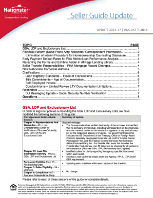 Fillable Online GSA, LDP and Exclusionary List Fax Email Print - pdfFiller