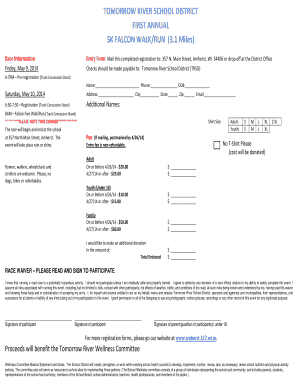 Fillable Online amherst k12 wi 5K FALCON WALKRUN (3 - amherst k12 wi ...