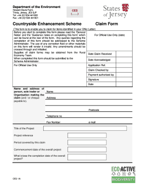 Fillable Online F Ces Grant Claim Form 2015 size 170kb 20141023 DMpdf ...