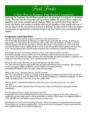 Fillable Online shjmbasilica First Fruits - shjmbasilicaorg Fax Email ...