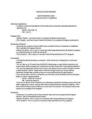 Fillable Online judicialstudies unr Masters Degree Masters Students Fax ...