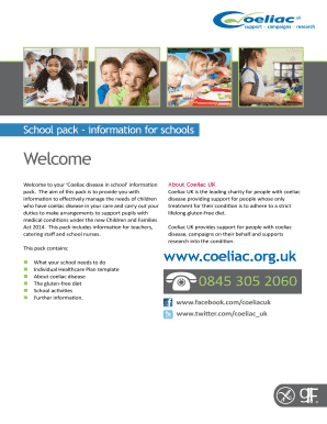 Fillable Online School pack - information for schools Fax Email Print ...