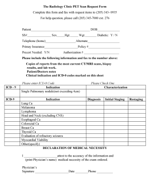 Fillable Online d9hjv462jiw15 cloudfront The Radiology Clinic PET Scan ...