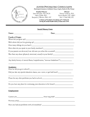 Fillable Online austintherapy Family of Origin Fax Email Print - pdfFiller