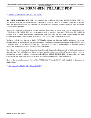 Fillable Online wbklift DA FORM 4856 PDF - wbkliftxyz Fax Email Print ...