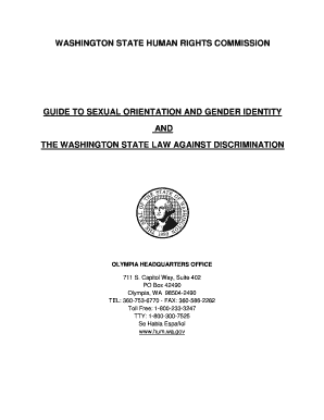 Fillable Online GUIDE TO SEXUAL ORIENTATION AND GENDER IDENTITY Fax ...