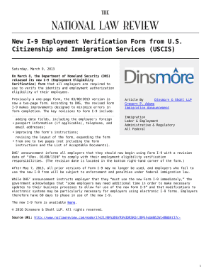 Fillable Online New I-9 Employment Verification Form from U.S ...