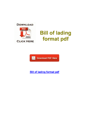 Fillable Online Bill of bladingb format pdf - WordPresscom Fax Email Print - pdfFiller