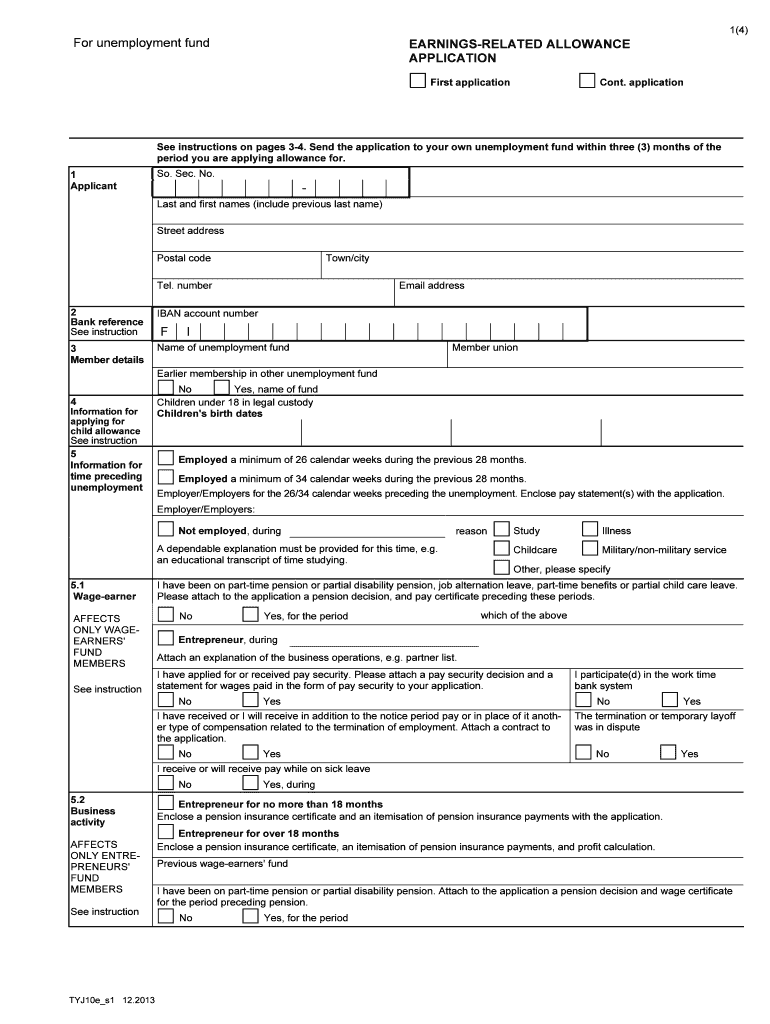 Fillable Online pam Earnings Related Allowance Application - PAM Fax ...