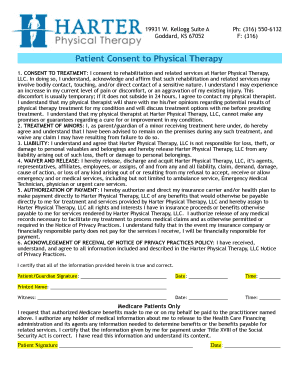Fillable Online Patient Consent to Treatment Forms 2 Fax Email Print - pdfFiller