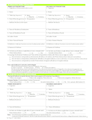 Compilabile Online unicabrokerwork Npb Amb Proposal Form Italy ...