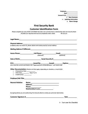 Fillable Online First Security Bank - onlinebankingfsb1com Fax Email ...