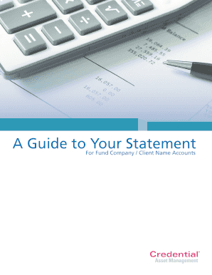 Fillable Online A Guide to Your Statement Fax Email Print - pdfFiller
