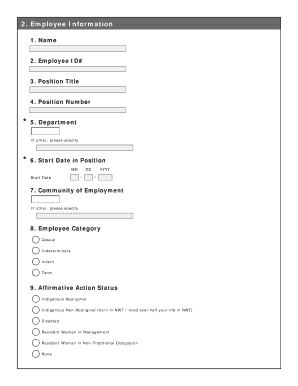 Fillable Online hr gov nt 1About the Entry Survey - Northwest ...