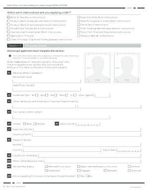Fillable Online nz-visa Work Visa Application inz 1015 Fax Email Print ...
