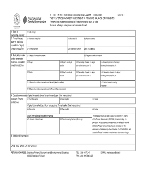 Fillable Online tilastokeskus Instructions for Form SUT REPORT ON ...