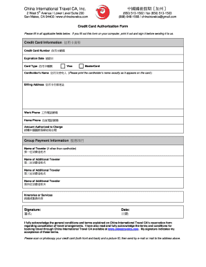 Fillable Online Cit Credit Card Form Fax Email Print - pdfFiller