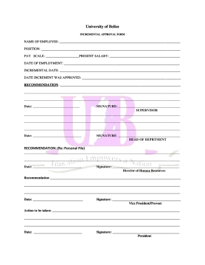 University Of Belize Application Form - Fill Online, Printable ...
