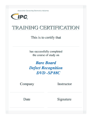 Fillable Online ipctraining DVD 88C Certificate - ipctrainingorg Fax ...