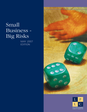 Fillable Online Small Business - Big Risks Fax Email Print - pdfFiller