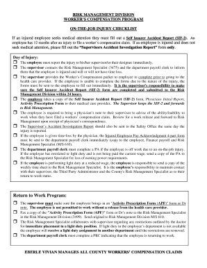 Fillable Online EMPLOYEE INJURY FORMS Fax Email Print - pdfFiller