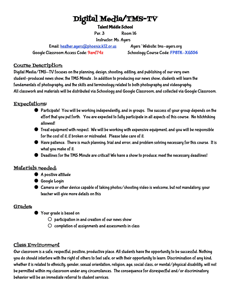 Fillable Online phoenix k12 or Digital MediaTMS-TV - phoenixk12orus Fax ...