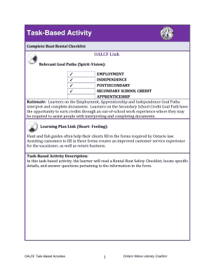 Fillable Online Complete Boat Rental Checklist Fax Email Print - pdfFiller