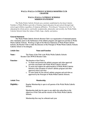 Fillable Online DESALES BOOSTER CLUB - Walla Walla Catholic Schools Fax ...