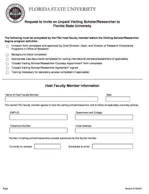 Fillable Online global fsu FLORIDA STATE UNIVERSITY - globalfsuedu Fax ...