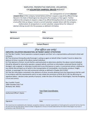 Fillable Online EMPLOYEE PROSPECTIVE EMPLOYEE VOLUNTEER Fax Email Print ...