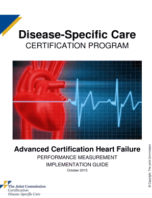 Fillable Online Advanced Certification Heart Failure Fax Email Print ...