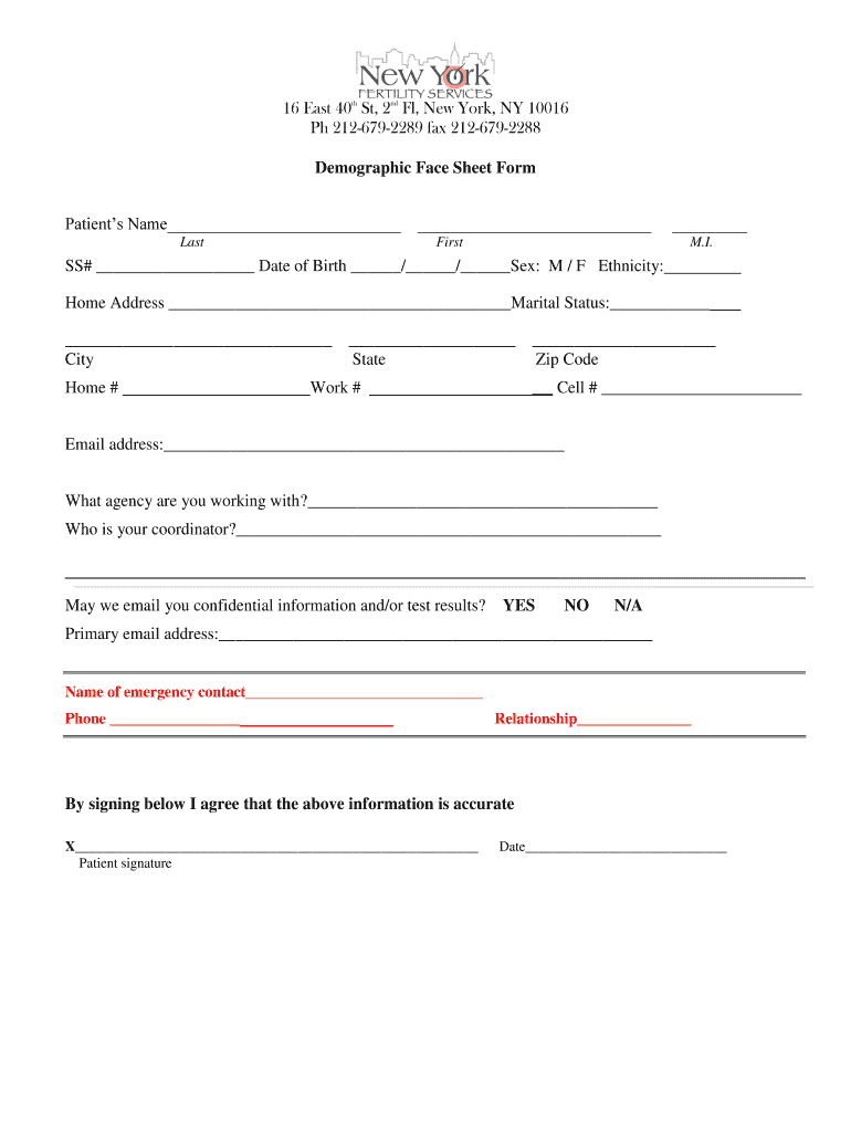 Fillable Online 16 East 40 St 2 Fl New York NY 10016 Ph Fax Email Print ...