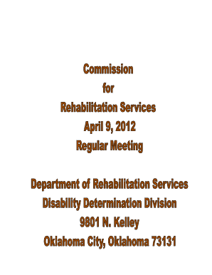 Fillable Online okrehab Disability Determination Division - okrehab Fax ...