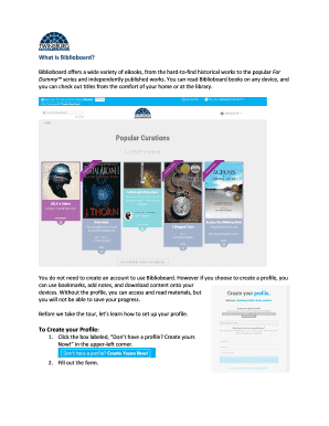 Fillable Online What is Biblioboard Fax Email Print - pdfFiller