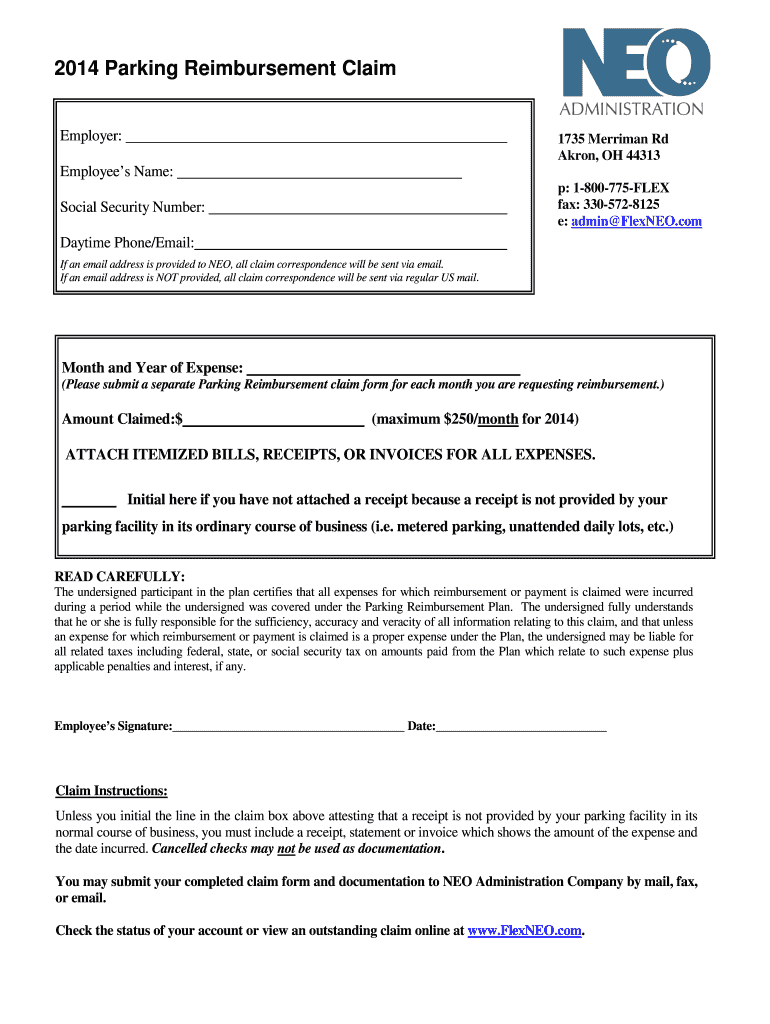 Fillable Online ALL - PARK 2013 Claim form Fax Email Print - pdfFiller