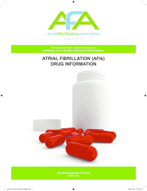 Fillable Online atrialfibrillation-us ATRIAL FIBRILLATION AFib DRUG ...