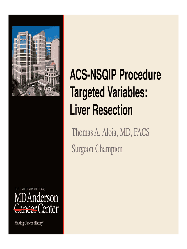 Fillable Online ACS-NSQIP Procedure Fax Email Print - pdfFiller