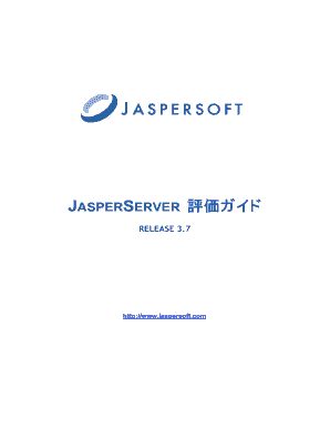 Fillable Online jaspersoft JasperServer-Eval-GuideJ-V01-20100413doc Fax ...