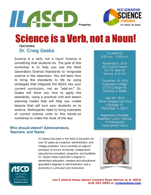 Fillable Online illinoisascd Presents Science is a Verb not a Noun ...