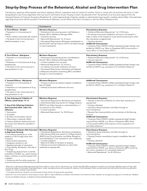 Fillable Online Step-by-Step Process of the Behavioral, Alcohol and ...