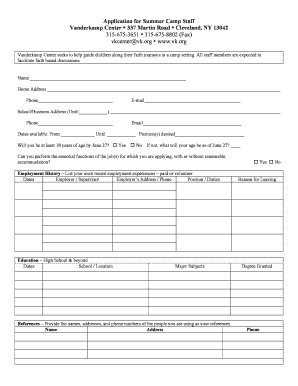 Fillable Online vk Application Form-Staff.doc - vk Fax Email Print ...