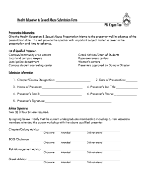 Fillable Online Health-Education-Submission-Formpdf Fax Email Print ...