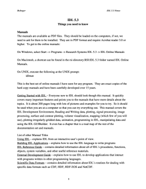 Fillable Online micro ustc edu IDL-What you need to know IDL ...