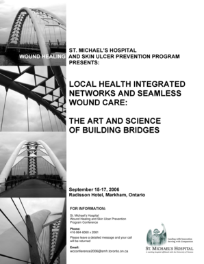 Fillable Online Local health integrated networks and seamless wound ...