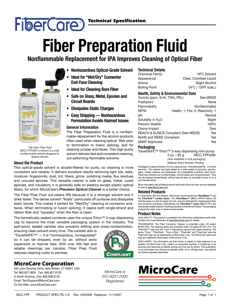 Fillable Online Fiber Preparation Fluid Fax Email Print - pdfFiller