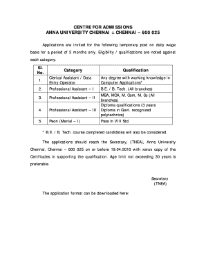 Fillable Online Calling for Job.doc Fax Email Print - pdfFiller