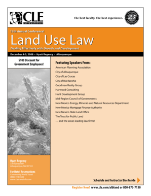 Fillable Online Land Use Law Land Use Law - CLE International (CLE) Fax ...